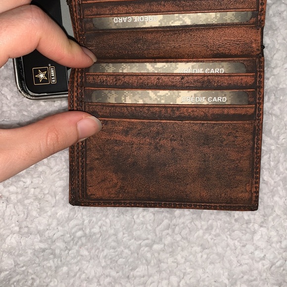 U.S. Army | Bags | Us Army Genuine Calf Leather Wallet | Poshmark